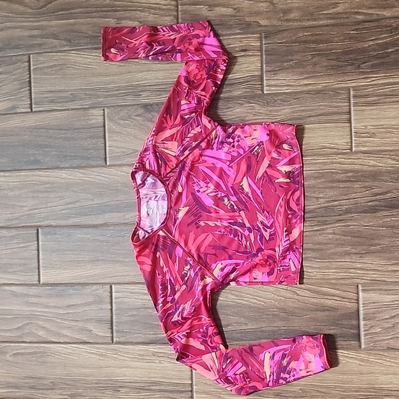 all in motion | Swim | All In Motion Rash Guard Long Sleeve Crop Swim ...
